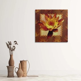 Obraz na plátně Vodní lilie Květiny - 60x60 cm
