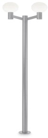 Venkovní stojací lampa Ideal Lux Armony PT2 grigio 147390 šedá 215cm IP44