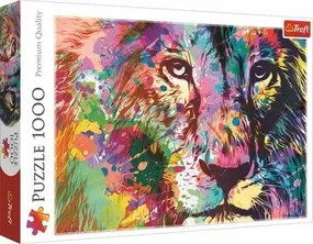 Trefl - Puzzle -  Barevný lev / 1000 dílků / 68.3 x 48 cm / věk 12+