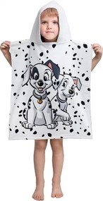 Jerry Fabrics dětské pončo 101 Dalmatians 03 50x115 cm