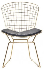 Jídelní židle INDUSTRIAL zlatá ALL 850092