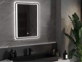 Mexen Zusa koupelnové zrcadlo s podsvícením 60 x 80 cm, LED 6000K, antikorozní - 9808-060-080-611-00