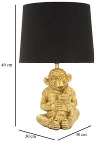 Stolní lampa MONKEY MUM 30X49 cm