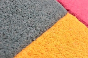 Flair Rugs, Běhoun Abstract Collage Multi, 60x230, vícebarevná, chodba / předsíň