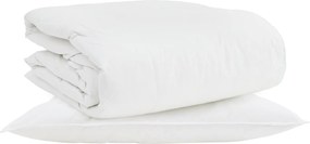 2-in-1 Duvet s polštářem 2 ks Bílá Peří 3376342