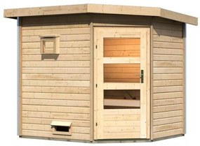 Venkovní finská sauna MIKKA Lanitplast Přírodní dřevo
