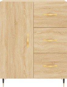 vidaXL Skříň highboard 69,5 x 34 x 180 cm kompozitní dřevo [3195886] Barva: bílá s vysokým leskem