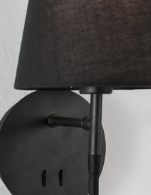 Designové nástěnné svítidlo Nia 19 černé