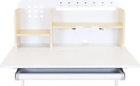 Rostoucí psací stůl SMART - přírodní / bílá