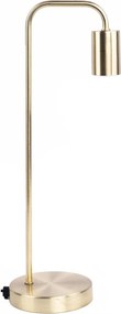 Stolní lampa KELI, kovová stolní lampa, zlatá stolní lampa, 46 cm