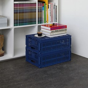 HAY Úložný box Colour Crate S, Dusty Blue