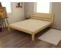 Dřevěná postel VMK 1A 140x200 borovice masiv přírodní lakovaná