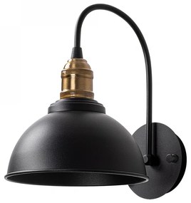 Nástěnná lampa Varzan černá