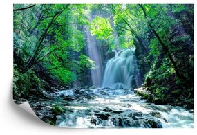 Fototapeta Vodopád V Lese Samolepící tapety 270x180