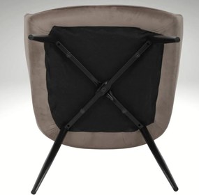 Vikio Jídelní set pro 4 osoby 160x90 cm soft dub noha X béžová židle s područkami VJS226-4CA