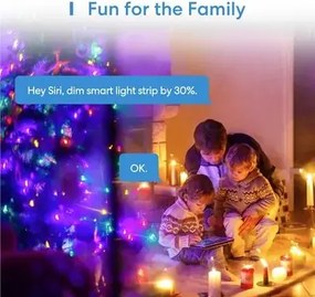 Meross Smart WiFi LED pásek s RGB / 2 x 5 metrů