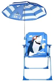 Dětská campingová židlička Žralok
