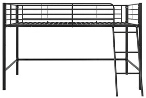 Černá vyvýšená dětská postel 90x200 cm Jodie – Støraa