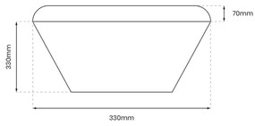 LED Koupelnové stropní svítidlo NEMO LED/17W/230V IP44 zlatá