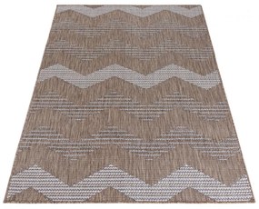 Kusový koberec Malaga hnědý 140x200cm
