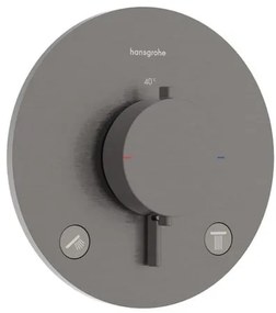 Hansgrohe Ecostat Comfort S sprchová a vanová baterie bez podomítkového tělesa kartáčovaný černý chrom 33715340