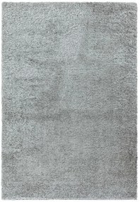 Šedý koberec Trebbia Silver Rozměry: 80x150 cm