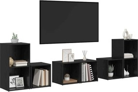 Sestava TV skříněk 6 ks Černý dub Kompozitní dřevo 3393163