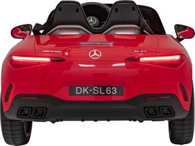 Ramiz Dětské elektrické auto Mercedes Benz AMG SL63 Červené