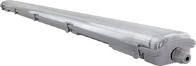 e2 elektro LED světlo do vlhka basic M, IP65, 2x18 W, 4000 lm, 4000K, 127 cm