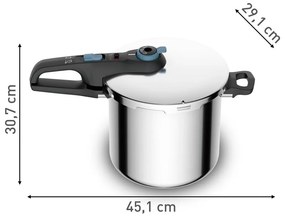 Tlakový nerezový hrnec 8 l Secure Trendy – Tefal