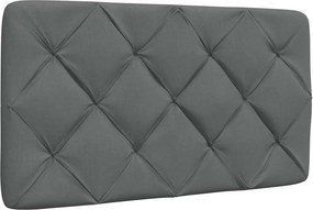 Rám postele bez matrace tmavě šedý 90 x 200 cm textil 3310574