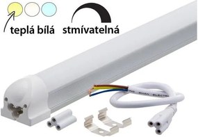 LEDsviti Stmívatelné LED zářivkové svítidlo 150cm 24W T8 teplá bílá (2462)