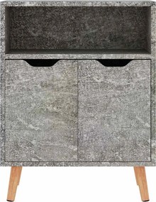 Příborník betonově šedý 60 x 30 x 72 cm kompozitní dřevo 326826