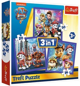 34861 Dětské puzzle - Paw Patrol II. - 3v1