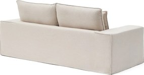 Béžová lněná pohovka 240 cm Anarela – Kave Home