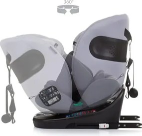 CHIPOLINO Motion i-Size 40-150cm Isofix 360 Granite / autosedačka / (0