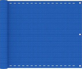vidaXL Balkonová zástěna 75 x 400 cm HDPE [42316] Barva: Modrá