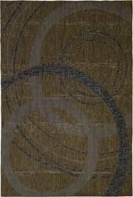 BE Koberec Eqos 0003 BROWN - hnědý obdélníkový Rozměr: 140x190 cm