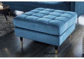 Massive home | Taburet  Cozy Velvet 80cm Blue samet 43608
