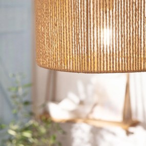 Toolight BOHO, stropní svítidlo o průměru 40cm 1xE27 APP1325-1CP, černá-hnědá, OSW-02412