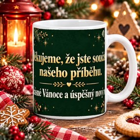 Vánoční hrnek 300 ml – Vánoční poděkování – dárek pro obchodní partnery