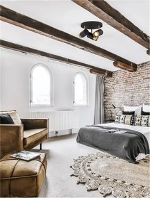 Designové stropní svítidlo Pogno 22 černé