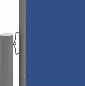 Zatahovací boční markýza modrá 220 x 1 000 cm 318052