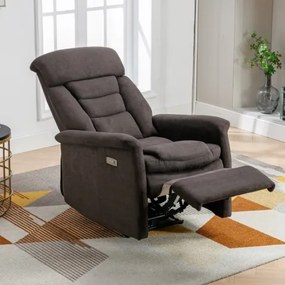 TV relaxační křeslo s elektrickým ovládáním hnědé TV-925 BR2