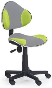 HALMAR Flash 2 Dětská židle 46x50x77-89cm - šedá, zelená