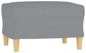 3Dílná Sedací Souprava S Polštáři Textil - Taupe / s poduškami