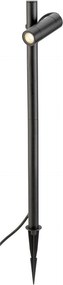 LA 1007868 HELIA SLIM Pole Single LED, venkovní stojací lampa, černá IP65 3000K - BIG WHITE (SLV)
