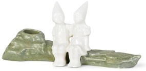 Vánoční kameninový svícen Kähler Design Christmas Tales, délka 19 cm