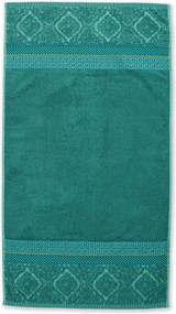 Pip Studio ručníky z bavlněného froté Soft Zellige, zelené (Luxusní ručníky z bavlněného froté v designu Soft Zellige v zelené barvě)
