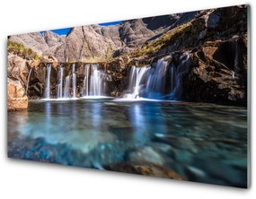 akrylový obraz Vodopád Příroda 120x60 cm